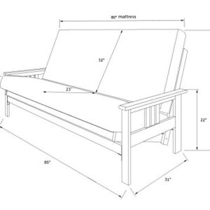 Kodiak Furniture Monterey Futon Frame