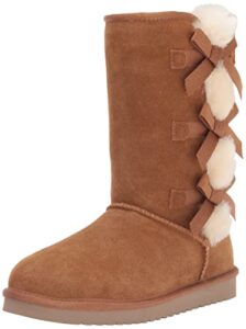 koolaburra by ugg women's victoria tall fashion boot, chestnut, 07 m us