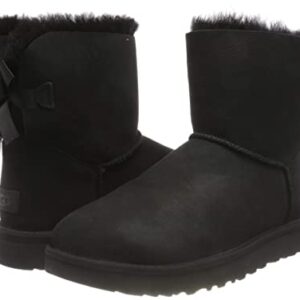 UGG Women's Mini Bailey Bow Ii Boot, Black, 7