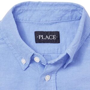 The Children's Place,boys,Short Sleeve Oxford Shirt,Lt Blue,Small