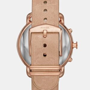 Fossil Hybrid Smartwatch - Q Tailor Light Brown Leather