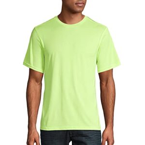 hanes sport men's heathered training tee