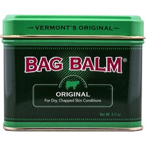 vermont's original bag balm for dry chapped skin conditions 8 ounce tin