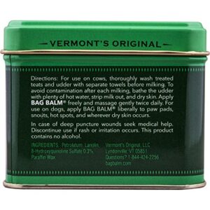 Vermont's Original Bag Balm for Dry Chapped Skin Conditions 8 Ounce Tin