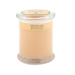 archipelago botanicals kashmir glass jar candle | kashmir vanilla, orange blossom and sandalwood | hand-poured premium wax and lead-free wicks | burns approx. 60 hours (8.6 oz)