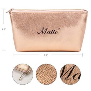 Matto Makeup Brushes 9-Piece Makeup Brush Set Foundation Brush with Travel Makeup Bag