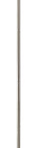 360 Lighting Maddox Modern Torchiere Floor Lamp 71" Tall Satin Nickel Silver Slim Profile Alabaster Glass Shade Pole Light for Living Room Reading House Bedroom Home Office