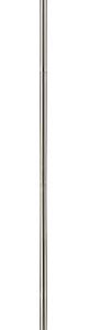 360 Lighting Maddox Modern Torchiere Floor Lamp 71" Tall Satin Nickel Silver Slim Profile Alabaster Glass Shade Pole Light for Living Room Reading House Bedroom Home Office