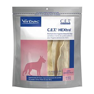 virbac cet hextra premium oral hygeine for dogs, 26-50 lbs.