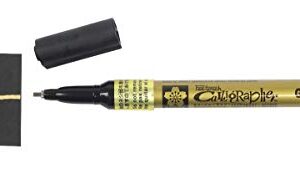 Pen-Touch Calligraphy Marker Fine Point 1.8mm-Gold Metallic