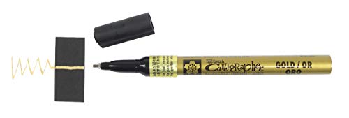 Pen-Touch Calligraphy Marker Fine Point 1.8mm-Gold Metallic