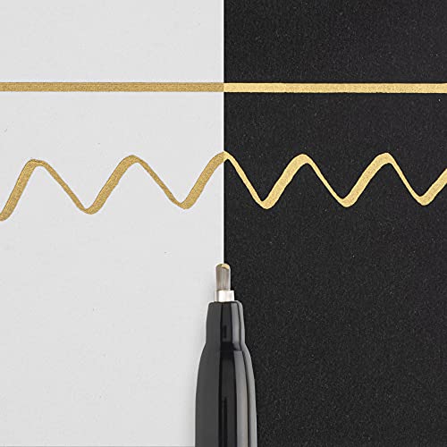 Pen-Touch Calligraphy Marker Fine Point 1.8mm-Gold Metallic