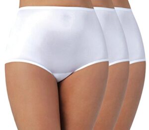 vanity fair classic ravissant tailored womens brief - pack of 3-15712 (8, swh multi)