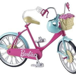 Barbie Bicycle with Basket of Flowers