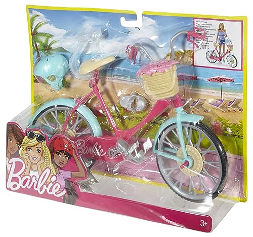 Barbie Bicycle with Basket of Flowers