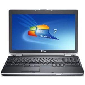 dell laptop latitude e6540 intel core i5 4300m (2.60 ghz) 4 gb memory 320 gb hdd amd radeon hd 8790m 15.6'' windows 7 professional 64-bit