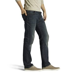 Lee Men's Extreme Motion Straight Taper Jean Maverick 36W x 30L