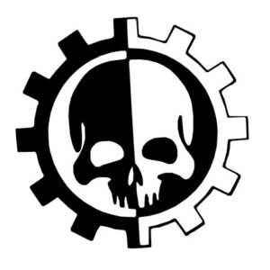 Warhammer Adeptus Mechanicus Symbol, Warhammer Mechanicus Vinyl Decal, Mechanicus Sticker, Warhammer Decal