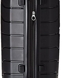 Samsonite Freeform Hardside Expandable with Double Spinner Wheels, Checked-Medium 24-Inch, Black