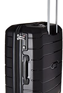 Samsonite Freeform Hardside Expandable with Double Spinner Wheels, Checked-Medium 24-Inch, Black