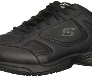 Skechers Men's Dighton Athletic Work Food Service Shoe, Black, 9.5 Wide