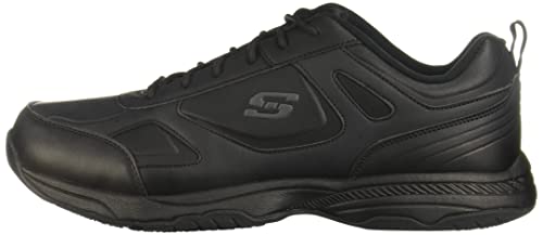 Skechers Men's Dighton Athletic Work Food Service Shoe, Black, 9.5 Wide