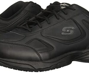 Skechers Men's Dighton Athletic Work Food Service Shoe, Black, 9.5 Wide