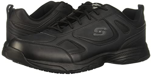 Skechers Men's Dighton Athletic Work Food Service Shoe, Black, 9.5 Wide