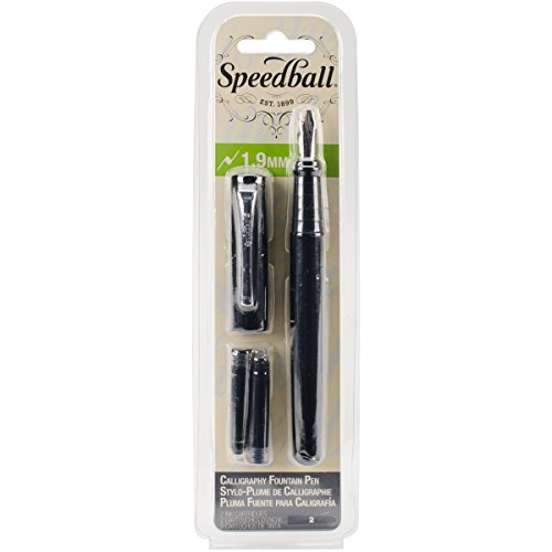 Speedball 002902 Calligraphy Fountain Pen 1.9mm - Fountain Pen - 1.9mm - Black Ink