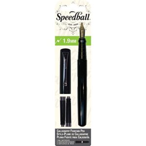 Speedball 002902 Calligraphy Fountain Pen 1.9mm - Fountain Pen - 1.9mm - Black Ink