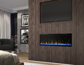 DIMPLEX North America XLF50 Ignite XL Electric Fireplace, Black, 50"