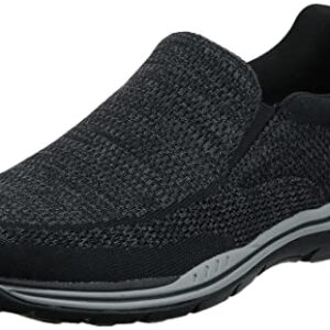 Skechers USA Men's Expected Gomel Slip-on Loafer,Black,10 2W US