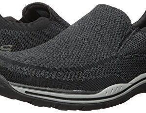 Skechers USA Men's Expected Gomel Slip-on Loafer,Black,10 2W US