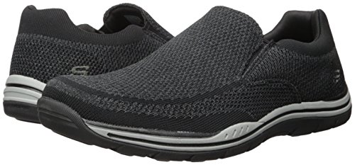 Skechers USA Men's Expected Gomel Slip-on Loafer,Black,10 2W US