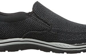 Skechers USA Men's Expected Gomel Slip-on Loafer,Black,10 2W US