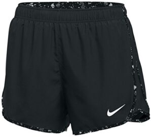 nike womens dry tempo short - black/black - xl