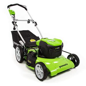 greenworks 13 amp 21-inch electric lawn mower, mo13b00