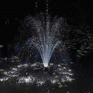 OASE 45383 1/4 Hp Floating Fountain with Lights, one Size, Black