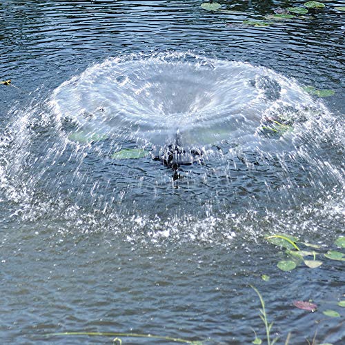 OASE 45383 1/4 Hp Floating Fountain with Lights, one Size, Black