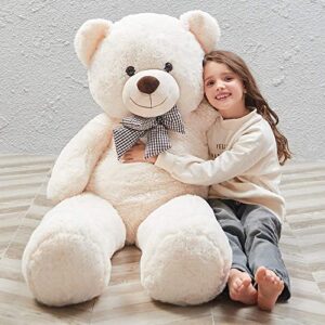 maogolan giant teddy bear big 4 feet stuffed animal stuffed bear baby shower life size large teddy for girlfriend boyfriend wife children