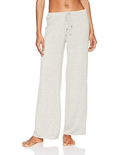 Natori womens Feathers Knit Long Sleeve Pj Pajama Set, Light Heather Grey, X-Small US