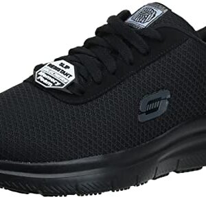 Skechers Men's Flex Advantage Bendon Work Shoe, Black, 12 Wide