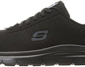 Skechers Men's Flex Advantage Bendon Work Shoe, Black, 12 Wide