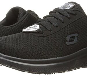 Skechers Men's Flex Advantage Bendon Work Shoe, Black, 12 Wide