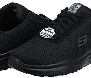 Skechers Men's Flex Advantage Bendon Work Shoe, Black, 12 Wide