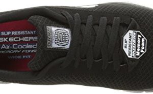 Skechers Men's Flex Advantage Bendon Work Shoe, Black, 12 Wide