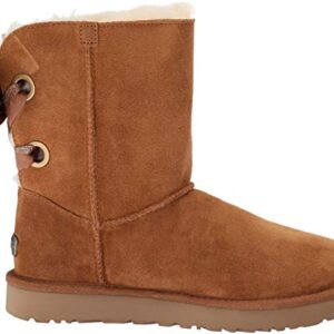 UGG baby girls Jesse Bow Ii Boot, Chestnut, 4-5 Toddler US