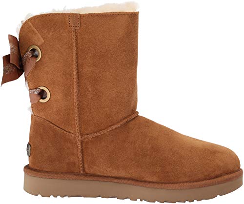 UGG baby girls Jesse Bow Ii Boot, Chestnut, 4-5 Toddler US