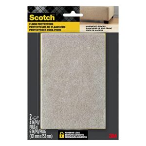 Scotch SP800-NA Felt, 2 Pads, Beige, 2 Count