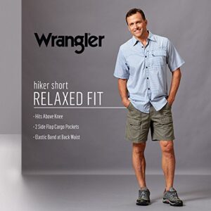 Wrangler Authentics Men's Canvas Utility Hiker Short, Nutmeg, 34